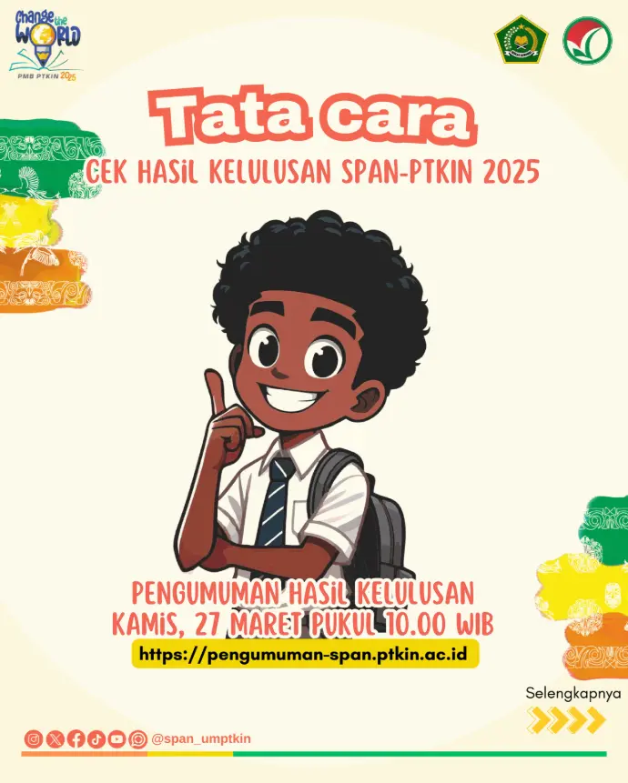 Daftar Ulang SPAN-PTKIN | Admisi